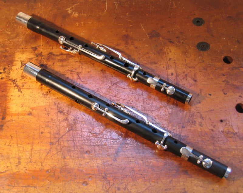 Post-Mounted Keyed Wooden Flutes