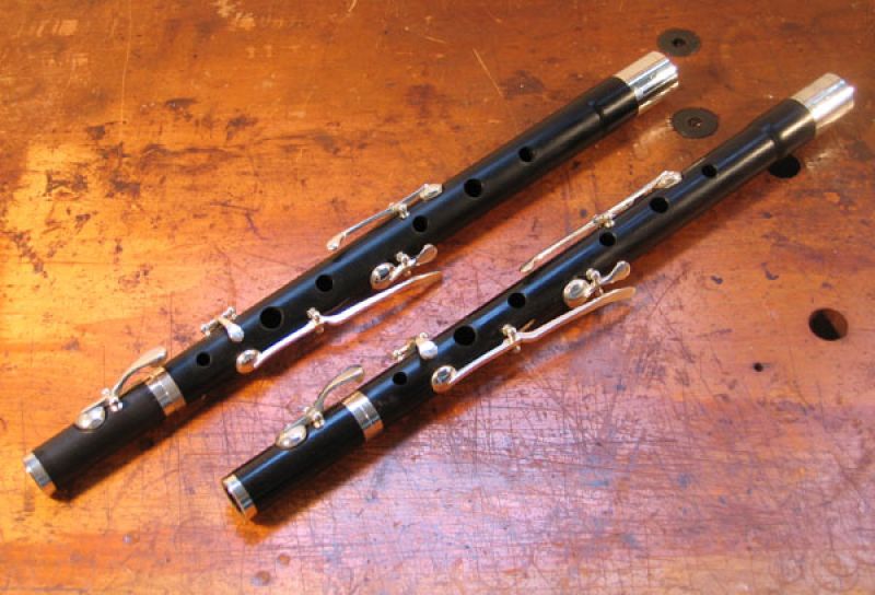 Post-Mounted Keyed Wooden Flutes
