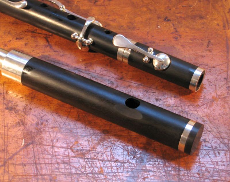 Post-Mounted Keyed Wooden Flutes