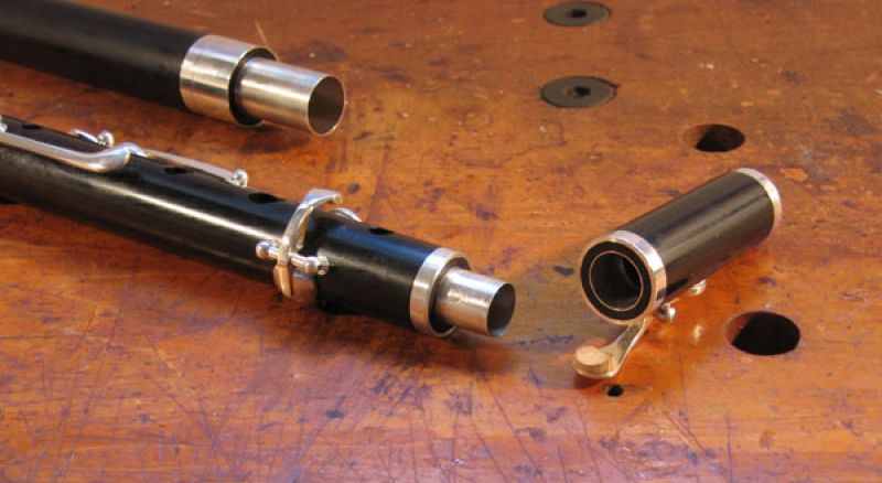 Post-Mounted Keyed Wooden Flutes